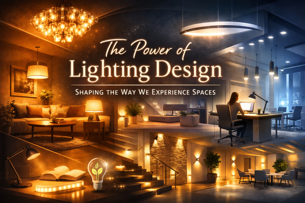 How Thoughtful Lighting Design Shapes Our Experience of Spaces
